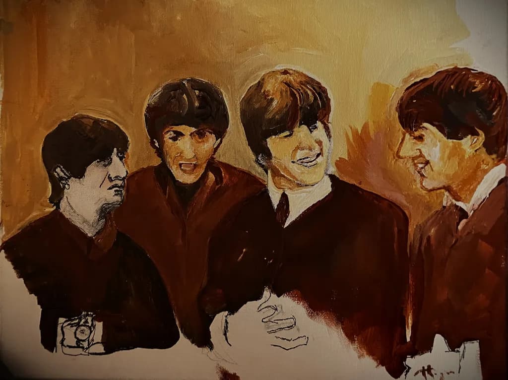 Timeless Harmony: A Portrait of Iconic Musicians in Classic Style by ...