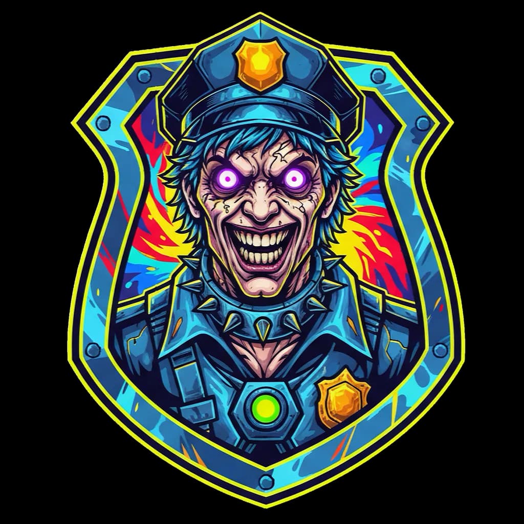Creepy Cop by Carlos Simao