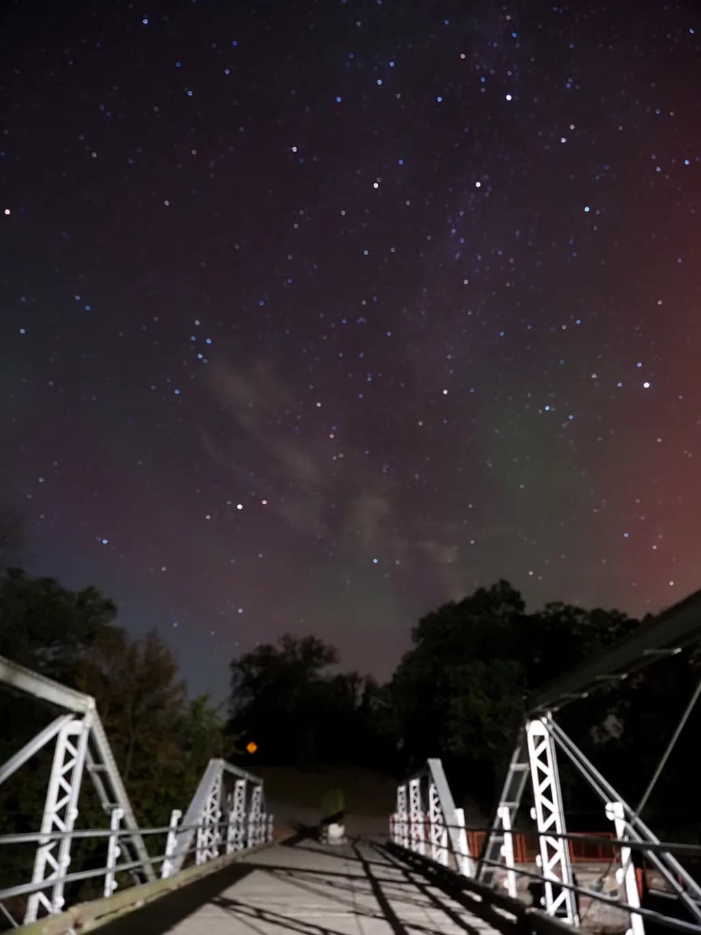 Whispers of the Night: A Starry Bridge Beneath the Cosmic Canvas by R P ...
