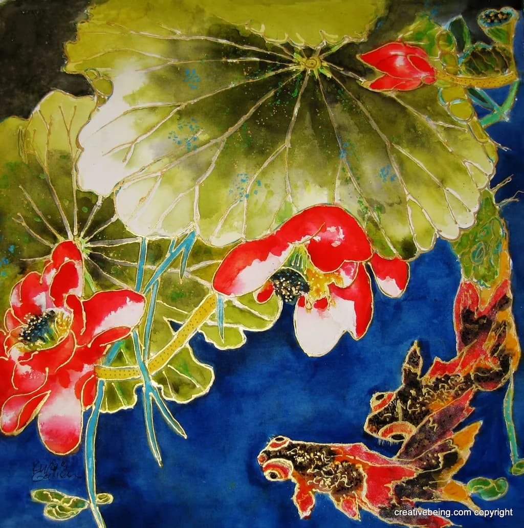 Lotus Dance by Krysia Gallien