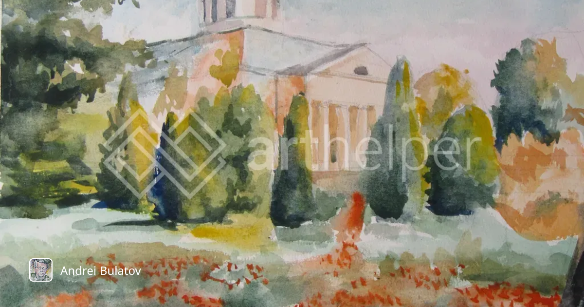 Chisinau Cathedral: Autumn Reflections by Andrei Bulatov