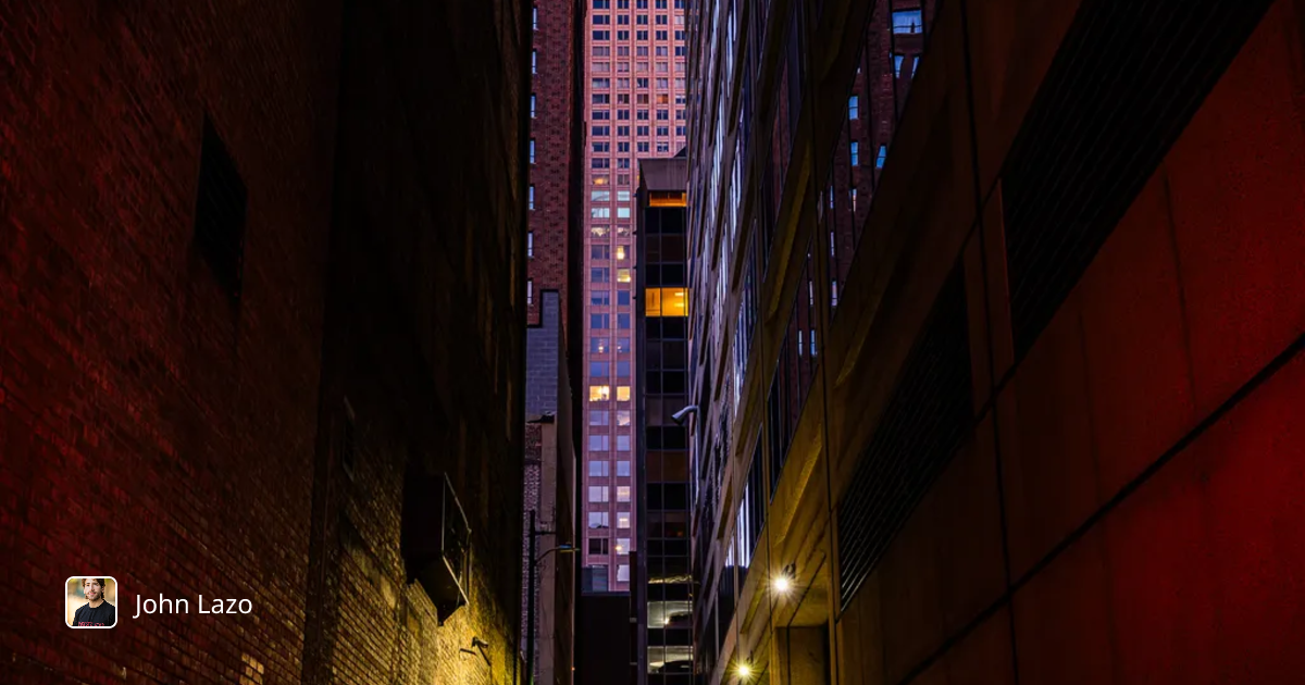Blue Hour Alley by John Lazo